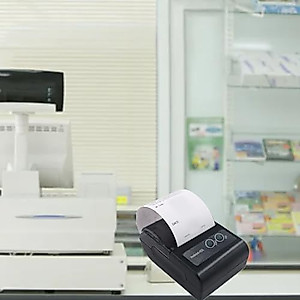 Receipt Printer, Automatic Sleep and Wakeup Mode, Mini Ticket Printer for Restaurant Sales in Retail
