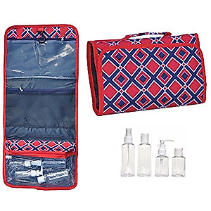 TravelNut Men's Easter Basket Stuffer Small Hanging Toiletry Kit with Travel Size Bottles Hang Up Toiletries Bag Cruise Camping Must Haves Road Trip Essentials for Dad Husband Him Man 2023