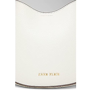 Anne Klein Braided Handle hobo Crossbody, Anne White