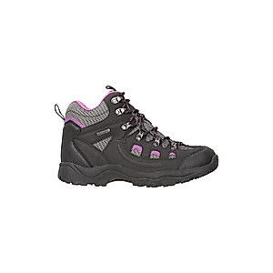 Mountain Warehouse Adventurer Womens Waterproof Hiking Boots Black Womens Shoe Size 6 US