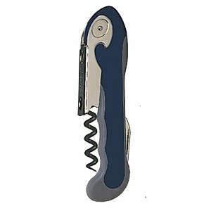 Crescendo Waiter's Corkscrew Wine Opener - Dark Blue by Franmara