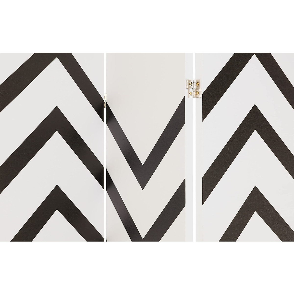 Kiera Grace Danielsson 3-Panel Decorative Room Divider/Freestanding Wood Folding- 47" Lx71 Hx1 W, White- Perfect Partition Room Divider for Home，Office，Studio and Bedroom Separator