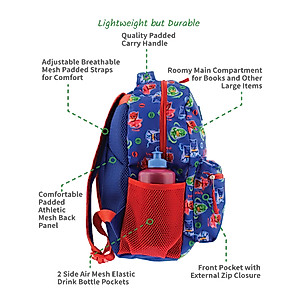 Disney PJ Masks Boy's 16 inch School Backpack (One Size, Blue)