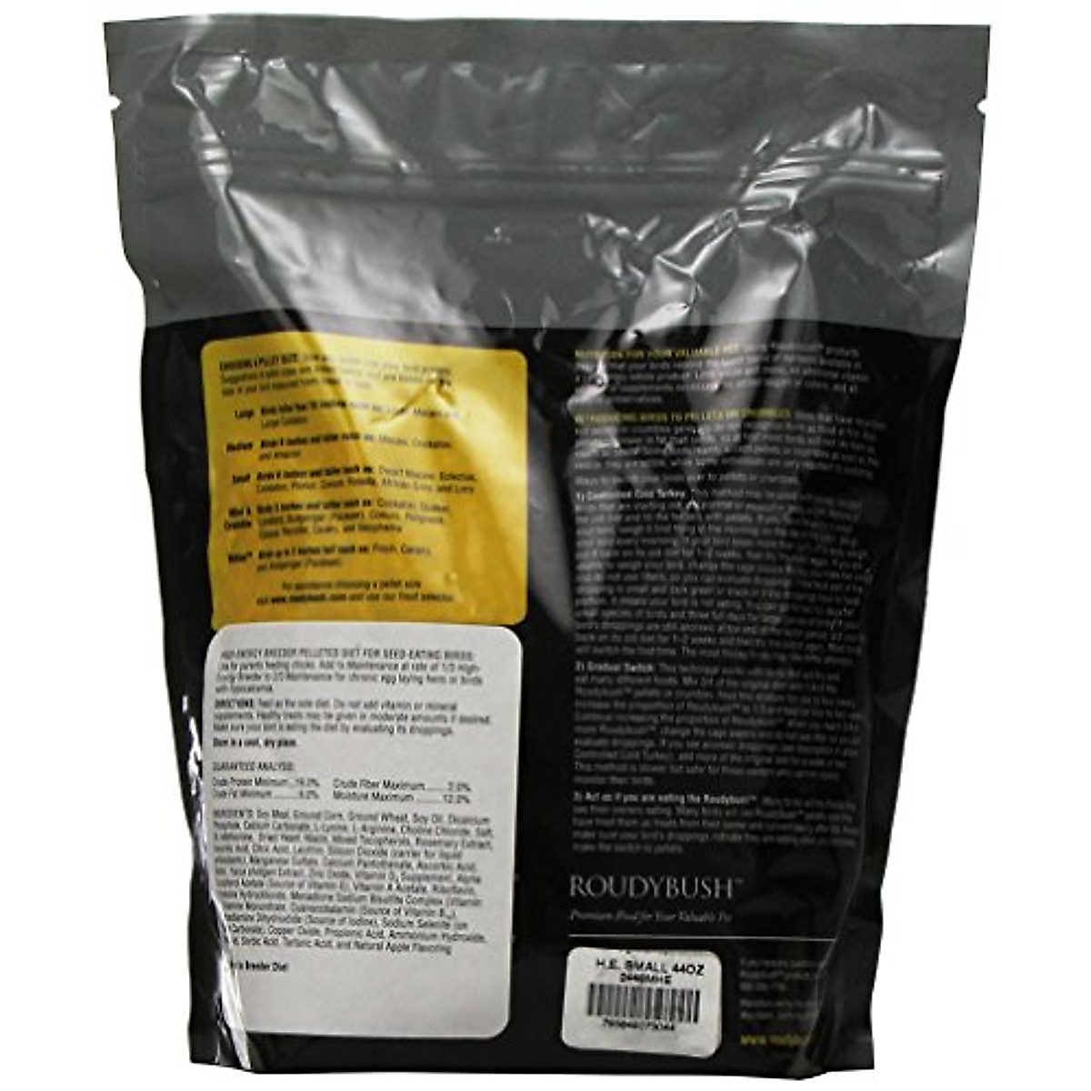 RoudyBush High Energy Breeder Bird Food, Small, 44-Ounce