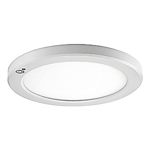 Leviton 9866-BOW, White 8" LED Downlight with Motion Sensor
