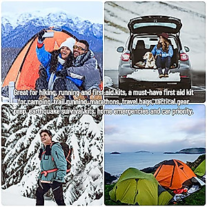 RAINPOH Emergency Mylar Thermal Blanket 82 * 64 in(10 Pack), Gigantic Space Blanket, Survival Blankets Heavy Duty Camping Gear, First Aid, Silver