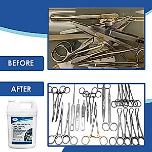 NORTHWEST ENTERPRISES Multi-Enzymatic Ultrasonic Cleaner Solution for Surgical Instrument and Equipment Reprocessing. Concentrated. One Gallon.