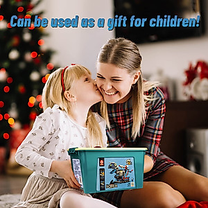 Magnetic Blocks Montessori Sensory Toys Large Magnetic Building Blocks for Kids&Toddlers STEM Building Toys, Learning & Education Toys Preschool Birthday Gifts Toys for 3 4 5 6 + Year Old Boy Girl