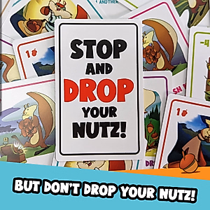Rookie Mage Games Oh Nutz! - Fast-Paced Family Card Game - Family Game Night Has Gone Nutz! - Easy to Learn, Fun for Adults and Kids - Ideal for 3-5 Players Ages 7 and Up