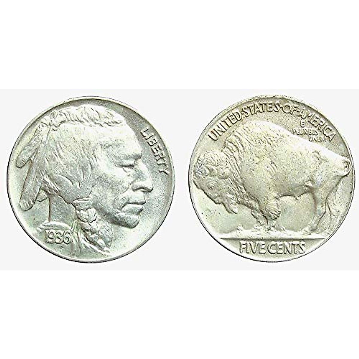 1936 Various Mint Marks CIRCULATED BUFFALO (INDIAN HEAD) NICKEL w CLEAR DATE! HISTORIC COIN, BEST PRICE! 5c F-VF