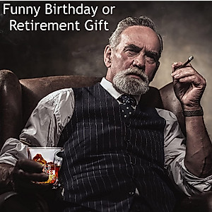 Old Lives Matter Whiskey Glass - 2 Pack - Scotch Glass 11 oz- Funny Birthday or Retirement Gift for Senior Citizens- Old Fashioned Whiskey Glasses- Classic Lowball Rocks Glass- Gag Gift for Dad