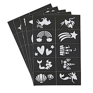 3D Fabric Paint 30 Colors with Sticker Stencils, Permanent Textile Paint Includes Neon, Metallic, Glitter for Clothing