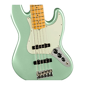 Fender American Professional II 5-String Jazz Bass, Mystic Surf Green, Maple Fingerboard