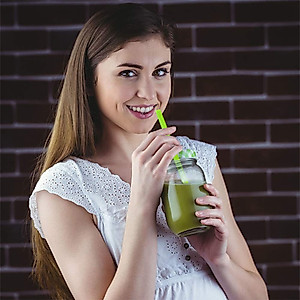 Big Silicone Straws Reusable Silicone Drinking Straws10Pcs Straight Smoothies Straws For 30&20 oz Tumblers-Reusable Straws Extra Long for Yeti/Rtic/Ozark +4 Brushes+ 1 Red Storage Pouch