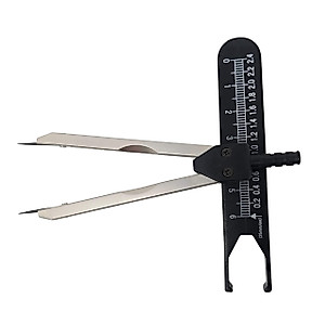 Electrocardiogram Caliper Black Calipers Electrocardiogram Divider for Nursing (Black)