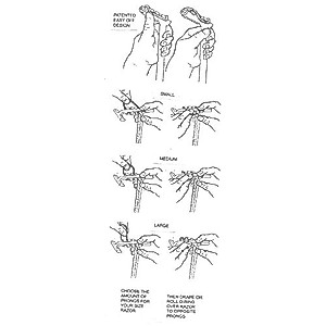 Razor Extender/Extension handle patented to hold multiple size or style razor. Made in USA. Good for limited mobility or during pregnancy.