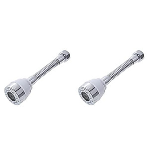 UPKOCH 2pcs 360 Faucet for of Flexible Toilets Swivel Household White Extender Accessoriesrandom Filter Nozzle Sprayer Tube Sink Head Press Intimate and Kitchen Bathroom Home Color