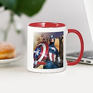 CafePress Avengers Super Soldier Captain America' Mug Ceramic Coffee Mug, Tea Cup 11 oz