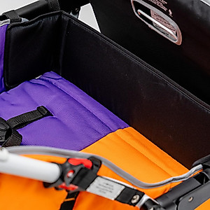 Familidoo H6E 6 seat Baby Stroller- Double Canopy - Daycare Strollers with 5 Point Safety Harness - Backseat footrest Extension for 0 to 36 Months