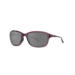 Oakley Woman Sunglasses Trans Indigo Frame, Black Iridium Lenses, 59MM