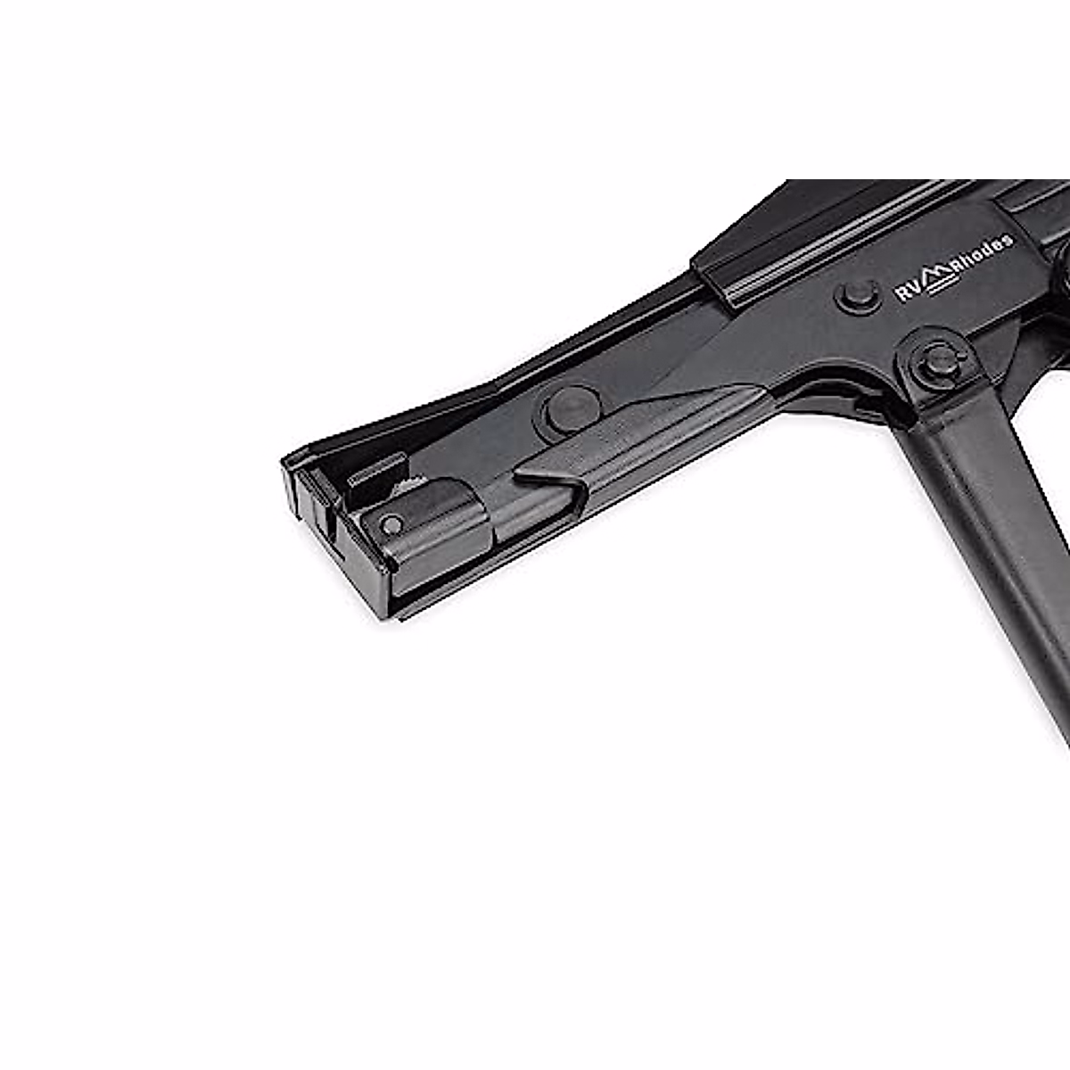 RVR Zip Tie Install Tool - Powerful Tension with Built-In Flush Cutter, All Metal, Adjustable, Comfort Grip, Spring Loaded Lightweight Cable Tie Gun, 6" for Nylon Ties up to 1/4”- Black