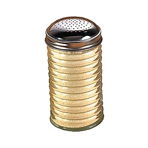 American METALCRAFT, Inc. BEE318 Shaker, Glass with Spice Top, Beehive, 12oz. Capacity