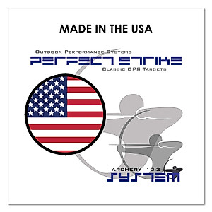 Perfect Strike ARCHERY System Targets. Classic OPS No. 007. Five Spot Targets. Heavy Paper Practice Targets. Great for improving Accuracy. 12" x 12". (24 Targets.)