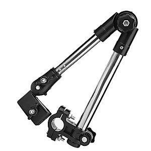 Yinhing Umbrella Holder for Wheelchair, Umbrella Mount Holder, Wheelchair Stroller Umbrella Attachment Handle Bar Holder Clamp Supporter Connector