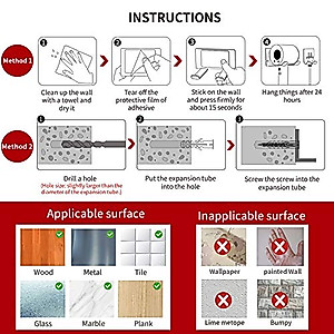 Hair Dryer Holder,FLE Blow Dryer Holder Wall Mounted Fit for Most Hair Dryers