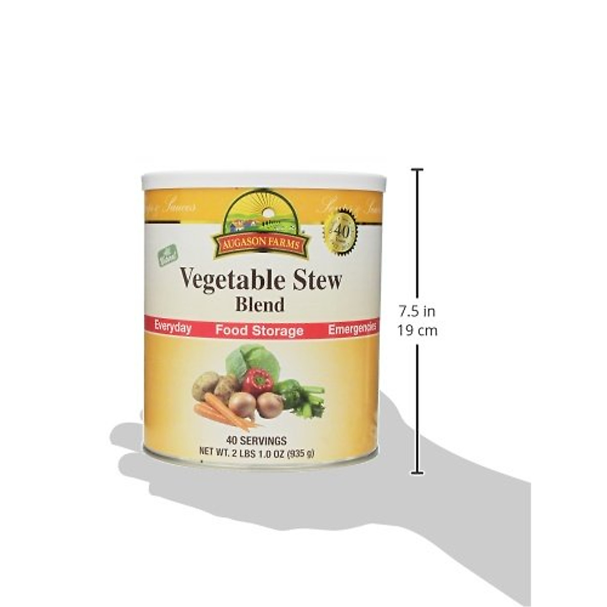 Augason Farms Vegetable Stew Blend 2 lbs 0.5 Oz
