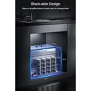 LEACCO Chafing Dishes Buffet Set, 4 Pack 8QT Stainless Steel Chafers Food Warmer Trays for Buffets, Parties