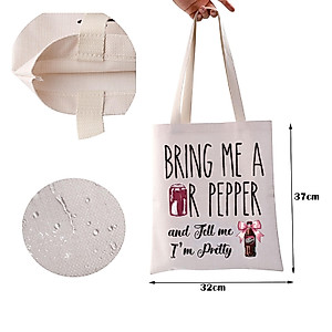 ZJXHPO Soda Tote Bag Soda Addict Reusable Grocery Shopping Bag Vodka Drinker Shoulder Bag Soda Drinking Lover Gift (Pretty Tote)