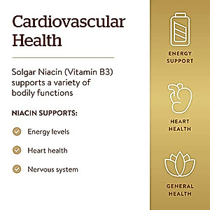 SOLGAR Niacin 500 MG, 100 CT