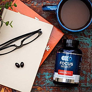 Focus Select® AREDS2 Based Eye Vitamin-Mineral Supplement - AREDS2 Based Supplement for Eyes (60 ct. 30 Day Supply) - AREDS2 Based Low Zinc Formula - Eye Vision Supplement and Vitamin