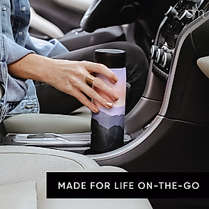 Simple Modern Insulated Thermos Travel Coffee Mug with Snap Flip Lid | Leakproof Reusable Stainless Steel Tumbler Cup | Gifts for Women Men Him Her | Kona Collection | 24oz | Midnight Black