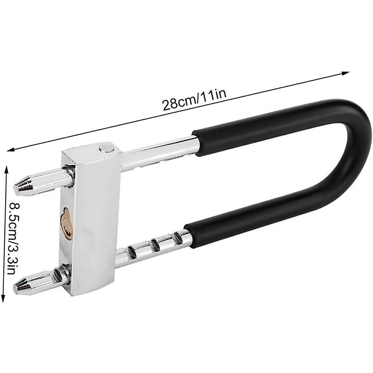 DULASP U Lock for Bicycle U-Lock Bicycle Lock Anti-Theft Smart U-Shaped Lock Anti-Hydraulic Shear Bicycle Motorcycle Lock Portable Car Lock Bike Lock