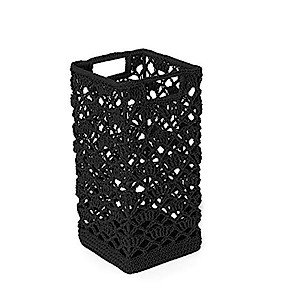 Heritage Lace, Gray Mode Crochet 9"x5.5"x5.5" Wire Frame Basket, 9" x 5.5" x 5.5"