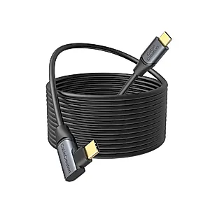 CableCreation 16FT Link VR Cable Compatible with Meta Quest Pro/Quest2/Pico4 and More VR Headset, 5Gbps USB C to C Highly Speed Cable, VR Headsets Accessories Gaming PC Link Cable 5 Meters