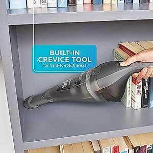 BLACK+DECKER Dustbuster Handheld Vacuum, Cordless, Dark Grey (HNVC220BCZ01)