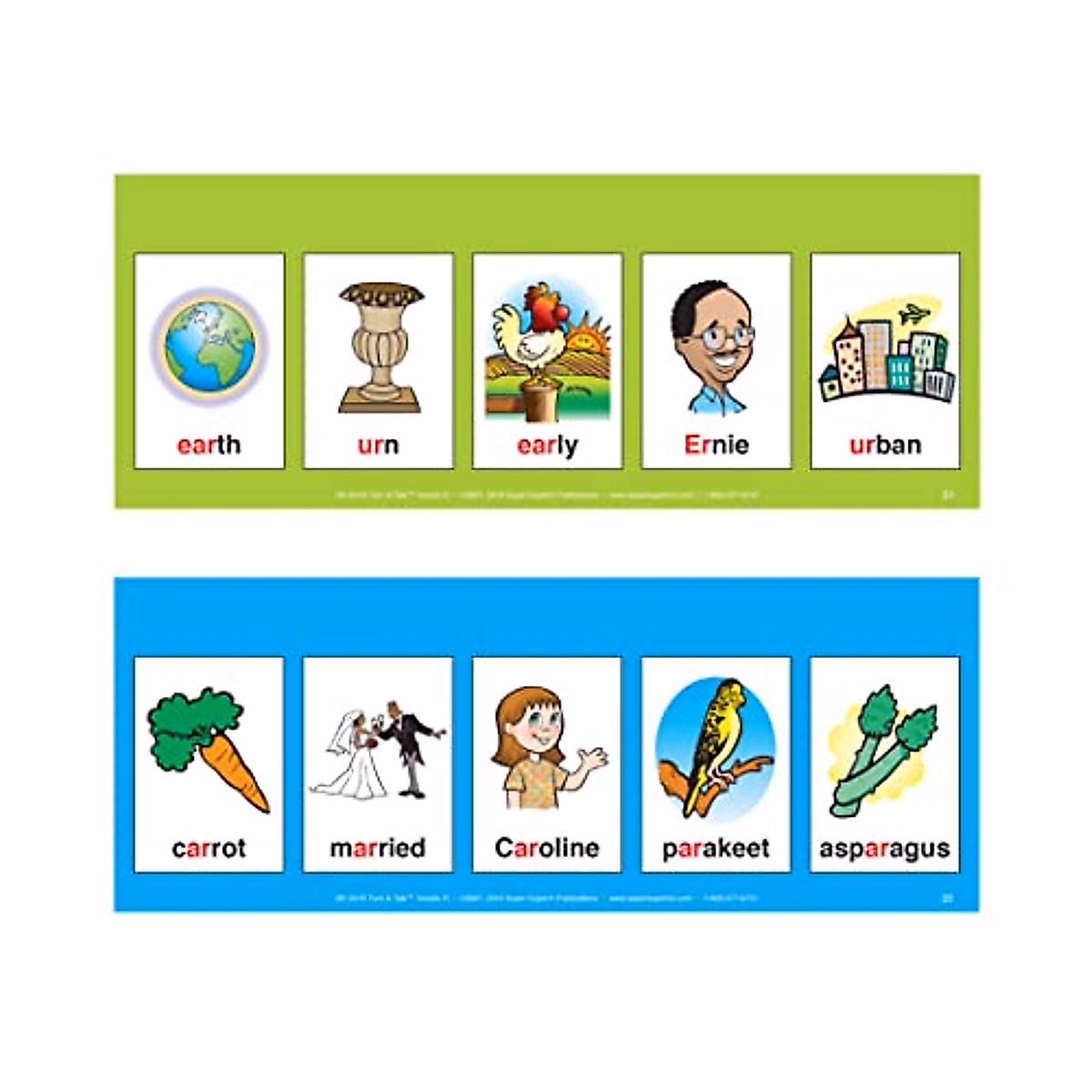 Super Duper Publications | Turn & Talk Vocalic R Flipbook| Prevocalic and Vocalic R in Words, Phrases, and Sentences | Speech Therapy - Articulation | Educational Learning Resource for Children