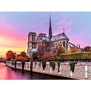 Ravensburger Picturesque Notre Dame 1500 Piece Jigsaw Puzzle for Adults - 16345 - Every Piece is Unique, Softclick Technology Means Pieces Fit Together Perfectly