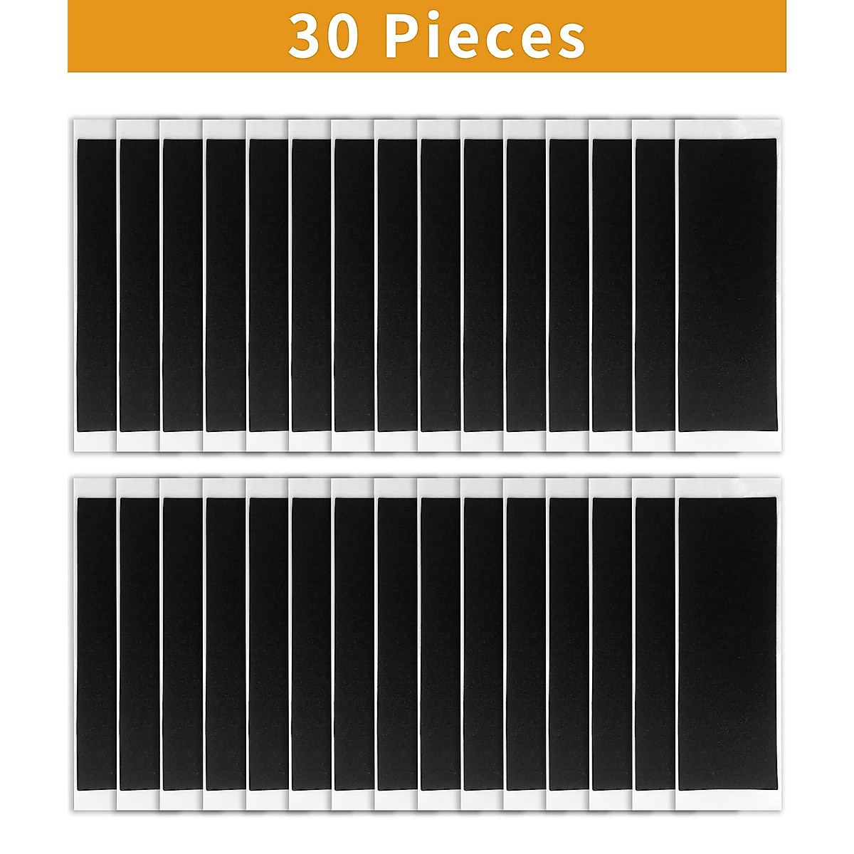 Tikfoam 30Pcs Fingerboard Foam Grip Tape, 38 x 110mm Foam Grip Tape for Fingerboards, Fingerboard Grip Tape