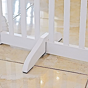WELLAND Support Feet for 360 Degree Configurable Gate Collection, White, A Pair