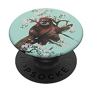Star Wars Ewok In The Flowers PopSockets PopGrip: Swappable Grip for Phones & Tablets