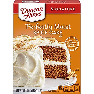 Duncan Hines Signature Perfectly Moist Spice Cake Mix 15.25 Ounce