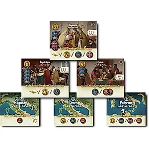 Virtù Board Game Italian Renaissance Themed Strategy Game Deep Strategic City Building Game for Adults and Teens Ages 14+ 2-5 Players Average Playtime 60-150 Minutes, Made by Super Meeple