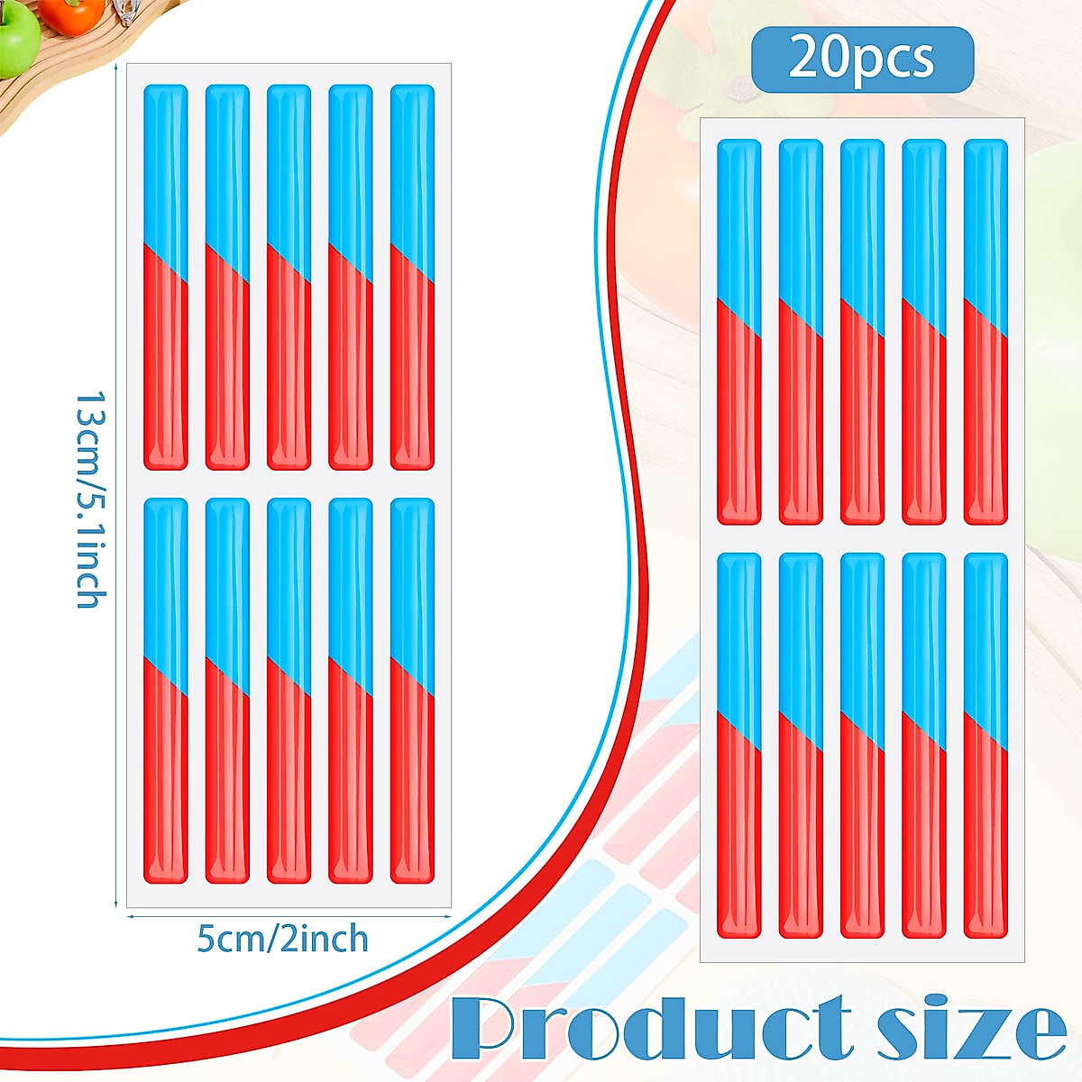 20 Pcs Hot and Cold Water Label Hot and Cold Indicator Waterproof Faucet Label Self Stick Hot Sign Cold Sign for Kitchen Bathroom Faucet Shower Escutcheon