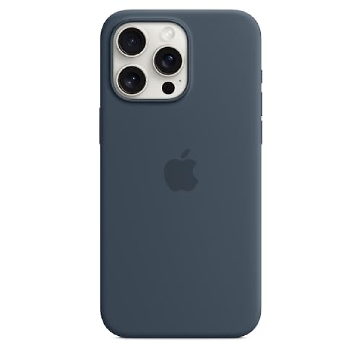 Apple iPhone 15 Pro Max Silicone Case with MagSafe - Storm Blue