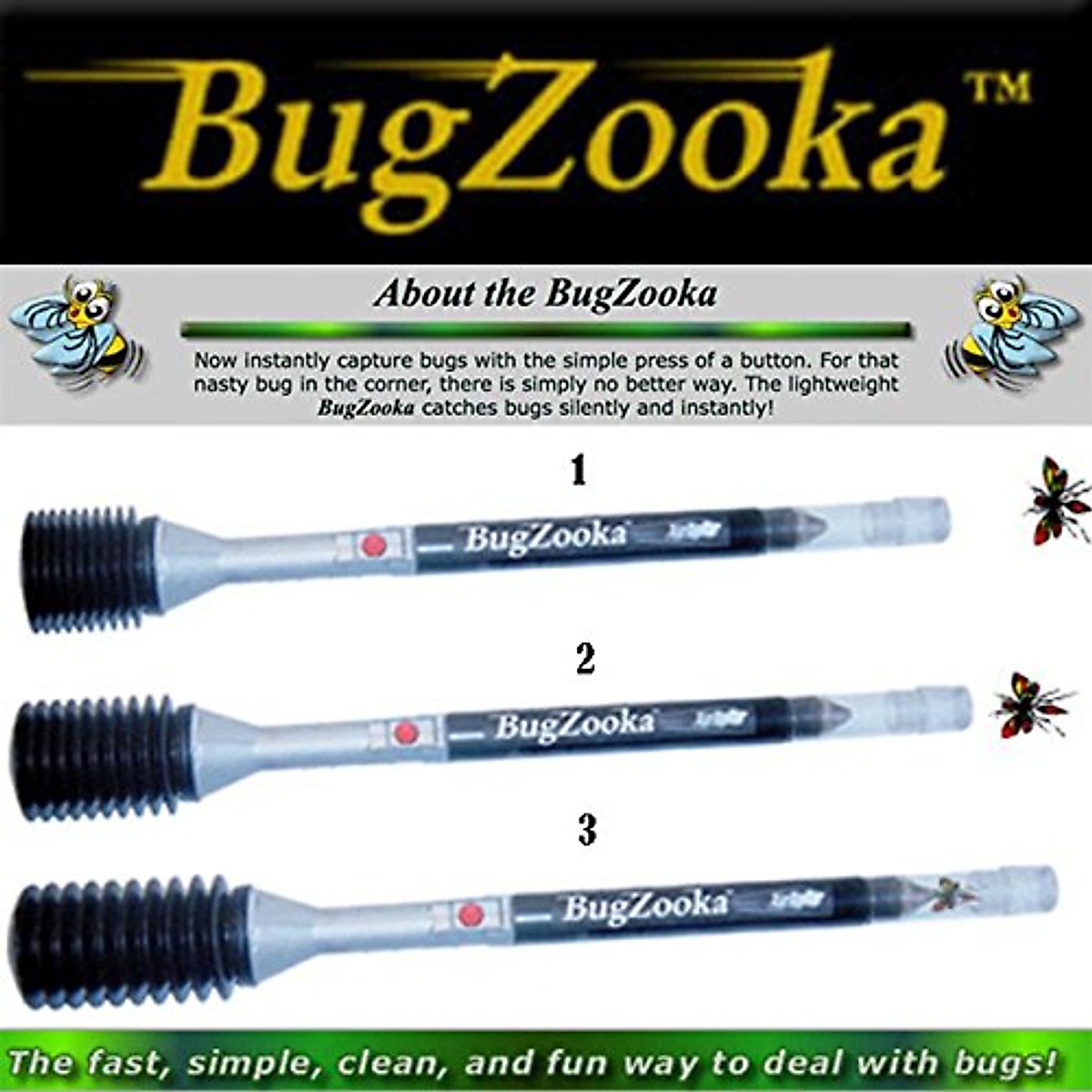 BugZooka WB100 Bug Catcher Vacuum (Twо Расk)