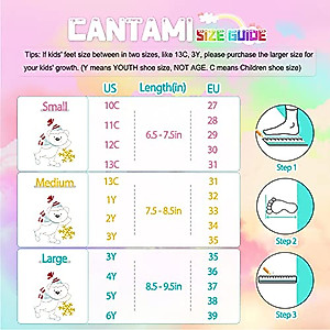 Roller Skates for Kids Girls Boys 4 Size Adjustable Kids Roller Skates with Wheels Light up for Children, Teens, Beginner & Advance, Indoor Outdoor (Medium, A-Pink)